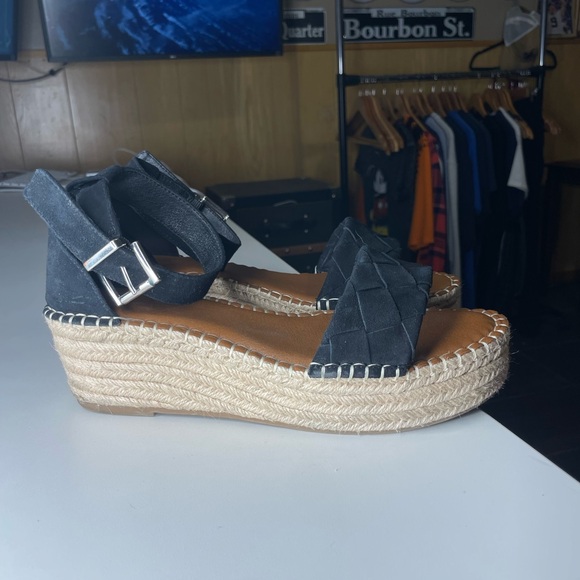 Michaels | Shoes | Michael Shannon Bridgette Women Wedge Sandal Black ...